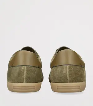 Zegna Suede 232 Sneakers - Green
