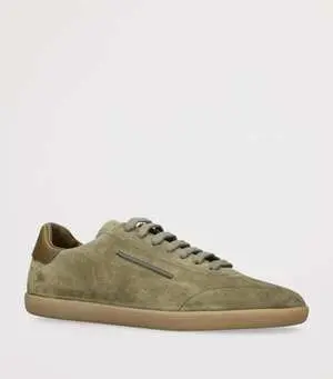 Zegna Suede 232 Sneakers - Green
