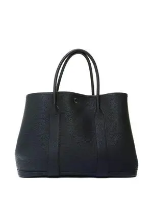 Hermès Garden Party Leather Tote Bag - Black