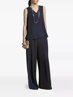 Peserico Aurea V-neck Sleeveless Top