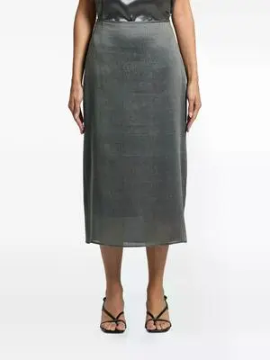 Peserico Side-slit Midi Skirt