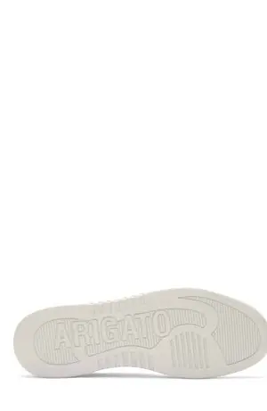 Axel Arigato Dice Lo Cracked Leather Sneakers - Beige/dark Grey