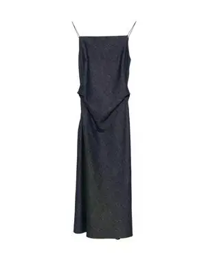 LESS Fitted Waist Slip Dress