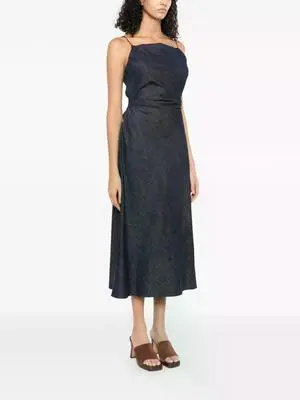 LESS Fitted Waist Slip Dress