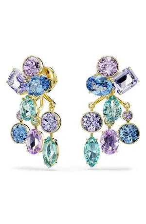 SWAROVSKI Gema Crystal Jacket Earrings - Gold/multi