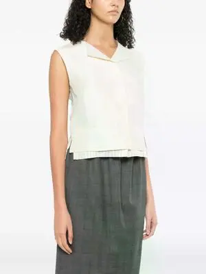 LESS V-neck Sleeveless Vest