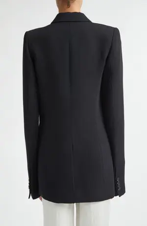 TOTEME Slim Tailored Double-breasted Blazer - Black