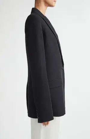 TOTEME Slim Tailored Double-breasted Blazer - Black
