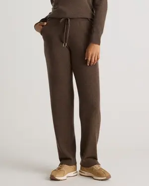 Quince Mongolian Cashmere Pants - Brown