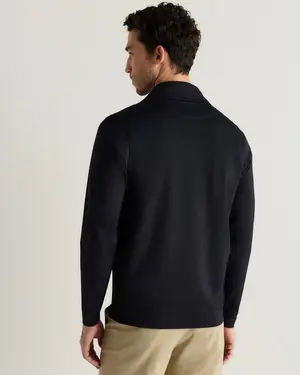 Quince Performance Golf Quarter-zip - Black