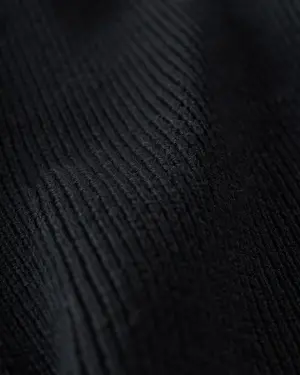 Quince V-neck Sweater Vest - Black