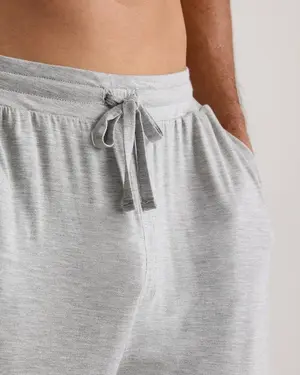 Quince Bamboo Jersey Lounge Jogger - Heather Grey