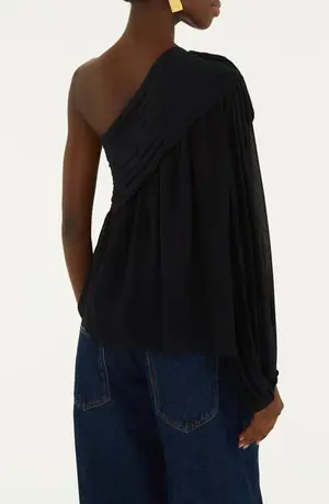 Farm Rio Rose One-shoulder Top