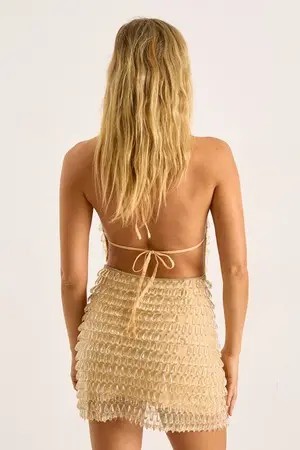 Nasty Gal Droplet Beaded Mini Dress