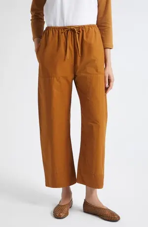 LESET LESET Kyoto Cotton Crop Pants Copper