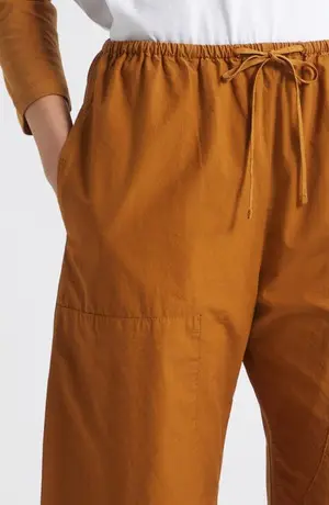 LESET Kyoto Cotton Crop Pants - Copper