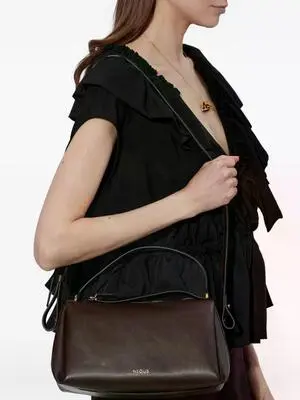 NEOUS Scorpius Leather Tote Bag - Brown