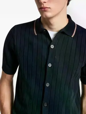 Peserico Ribbed Collared T-shirt