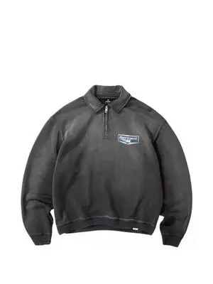 REPRESENT Graphic Zip Sweatshirt - Grey