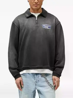 REPRESENT Graphic Zip Sweatshirt - Grey