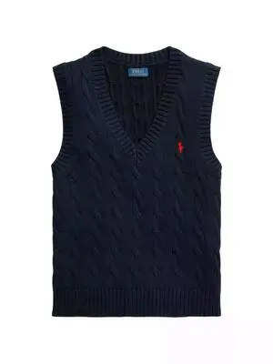 Polo Ralph Lauren Cable Knit V-neck Vest