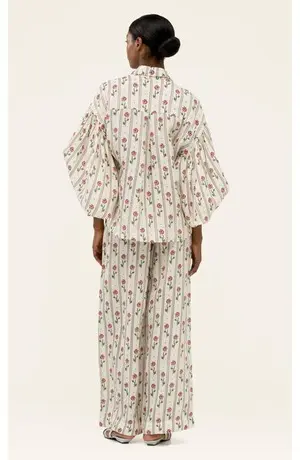 Agua Bendita Tota Quebrada Linen Trousers - Multi