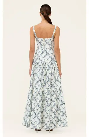 Agua Bendita Lima Gloriosa Maxi Dress