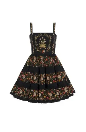 Agua Bendita Lima Paramo Mini Dress