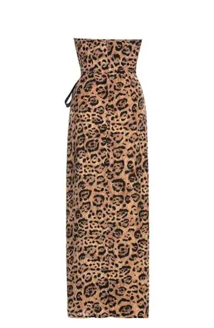Agua Bendita Cinefila Jaguar Maxi Dress - Multi