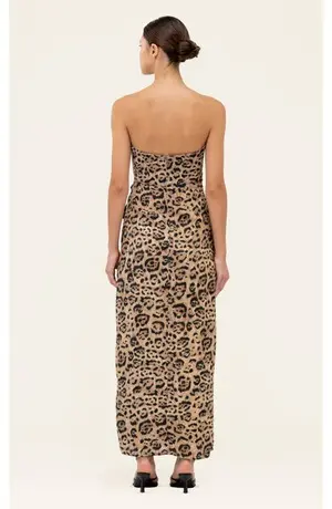 Agua Bendita Cinefila Jaguar Maxi Dress - Multi