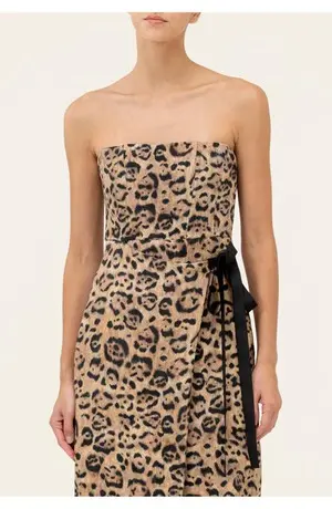 Agua Bendita Cinefila Jaguar Maxi Dress - Multi