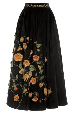 Agua Bendita Black Wash Skirts
