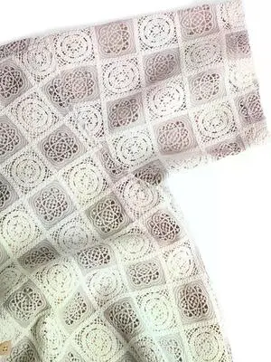 MAISON HIDEOUT Flower Pattern Crochet Shirt
