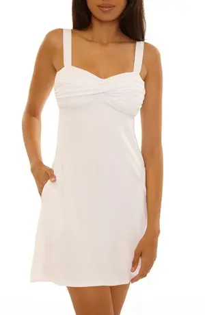 BECCA By Rebecca Virtue Beach To Bbq Cover-up Dress - White