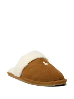 Polo Ralph Lauren Logo-embroidered Slippers