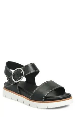 SOFFT Gweneth Ankle Strap Platform Sandal - Black