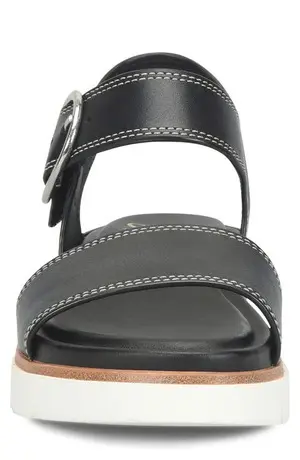 SOFFT Gweneth Ankle Strap Platform Sandal - Black
