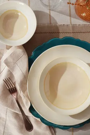 ZSA ZSA ZSU Leiria Stoneware Bowl 6" Set Of 4