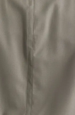 Emporio Armani Virgin Wool Zip Bomber Jacket - Grey