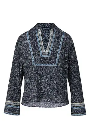 Veronica Beard Cyra Cotton Blend Top