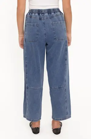 PETAL & PUP Sophie Pull-on Crop Barrel Jeans