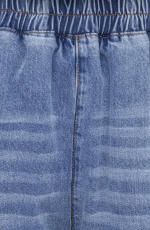 PETAL & PUP Sophie Pull-on Crop Barrel Jeans
