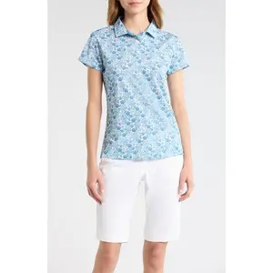 SWANNIES Melissa Print Golf Polo