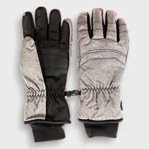 CANADA WEATHER GEAR Water-resistant Ski Gloves - Grey