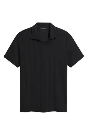 Robert Barakett Portmao Johnny Collar Polo - Black