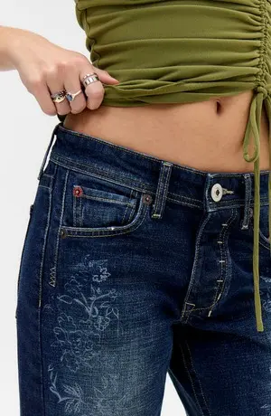 BDG URBAN OUTFITTERS Teo Print Bootcut Jeans