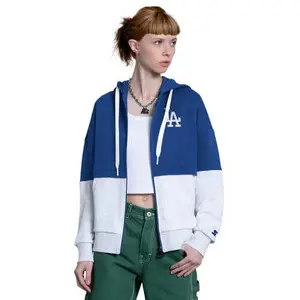 STARTER Los Angeles Dodgers Wishbone Full-zip Hoodie - Royal