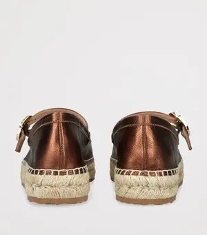 GIANVITO ROSSI Elda Leather Ballet Flats