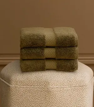 YVES DELORME Toile Bath Sheet - Green
