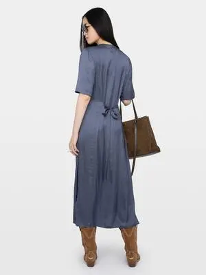 Zadig&Voltaire Rodalan Satin Long Dress